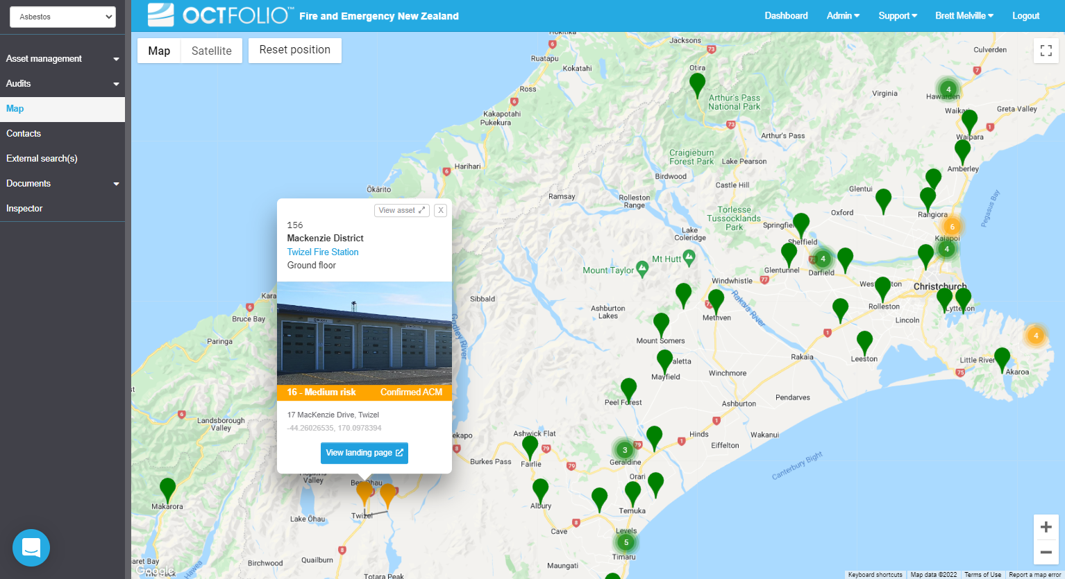 Interactive Asbestos Maps: Asbestos Assets Mapping Software